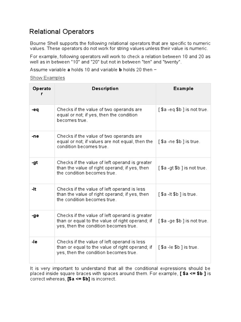 Relational Operators: Show Examples | PDF | Data Management | Computer File