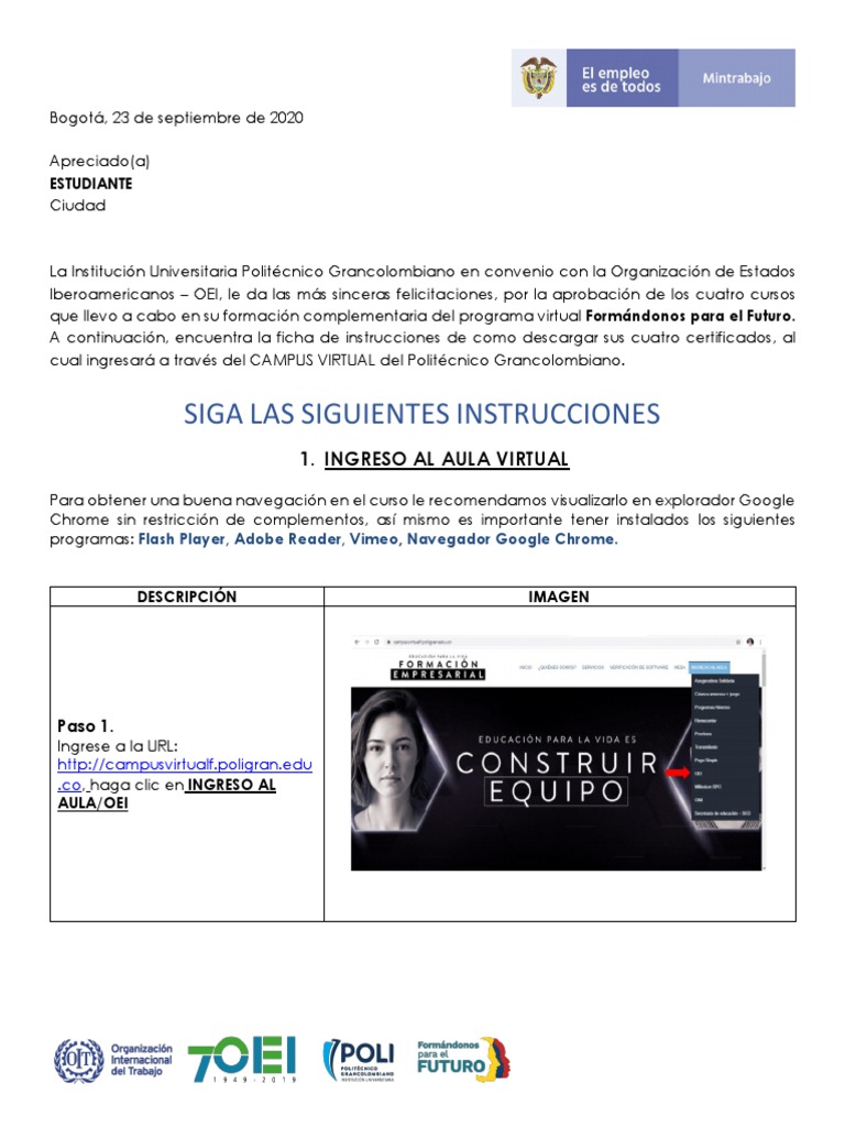 Instructivo, Descargue Su Certificado PDF | PDF | Software | Redes