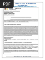 Acta de Llegadas Tardes | PDF