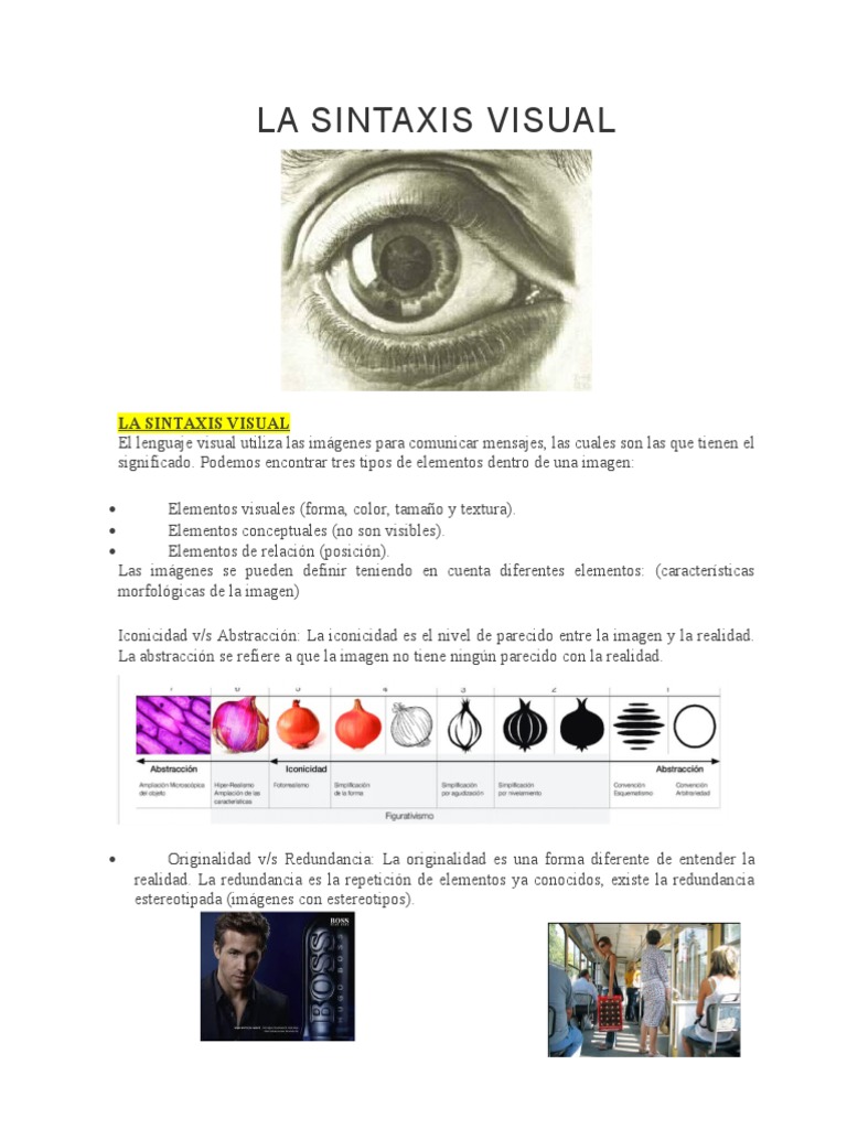 Lectura 1 La Sintaxis Visual | PDF | Imagen | Estereotipos
