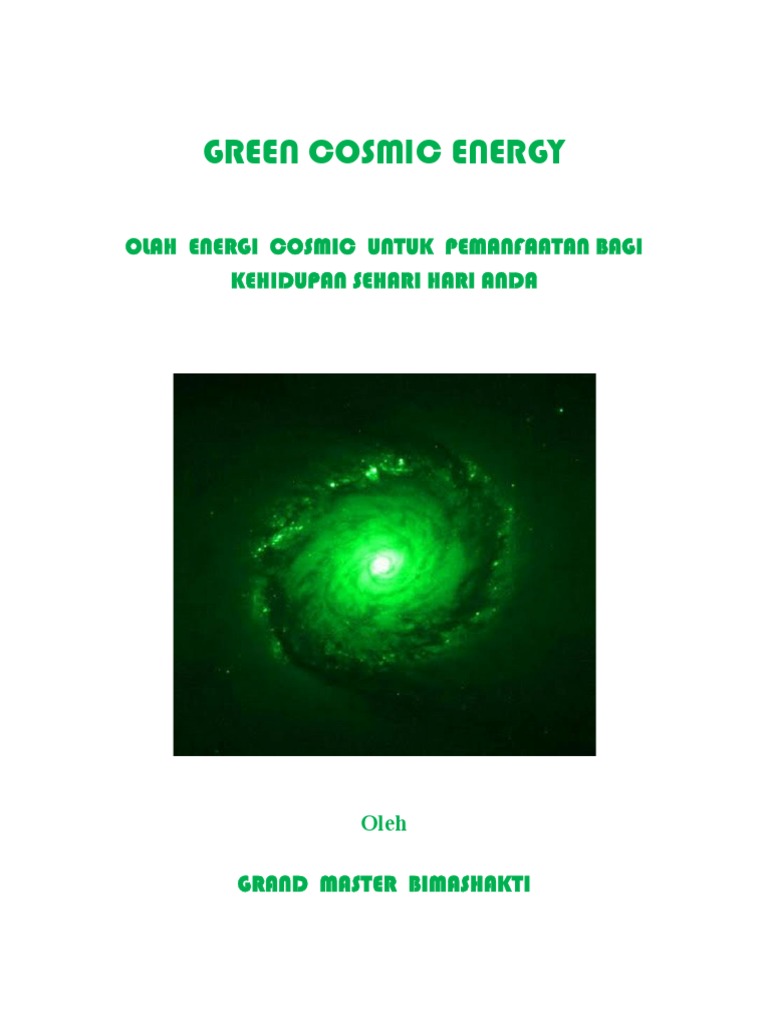 Green Cosmic Energy | PDF