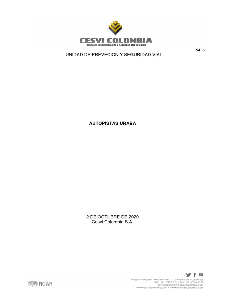 Cotizacion Cesvi-Curso Auditor PDF | PDF | Seguridad vial | Colombia