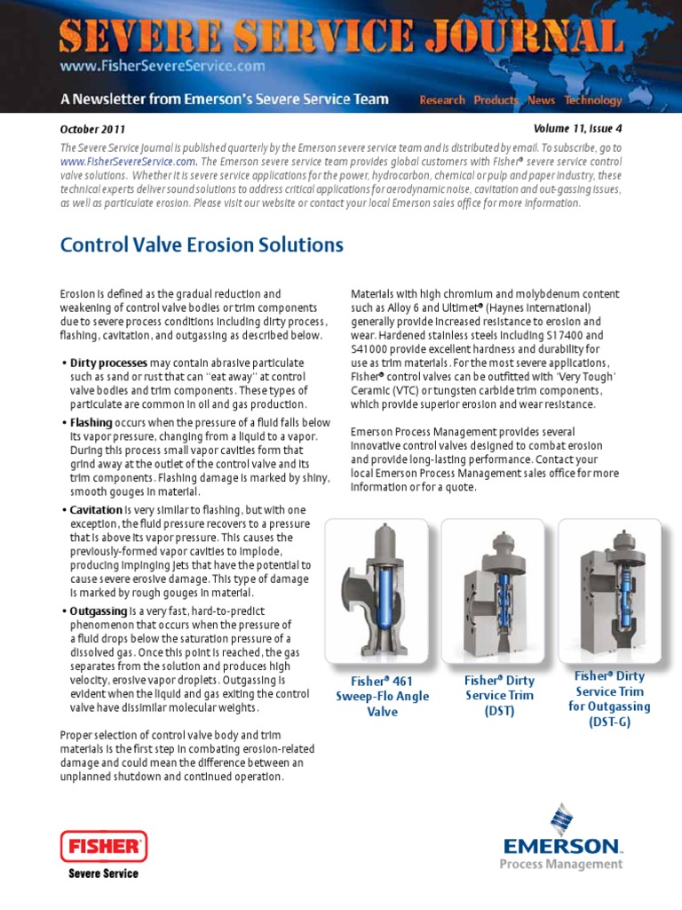 Control Valve Erosion | PDF | Valve | Corrosion