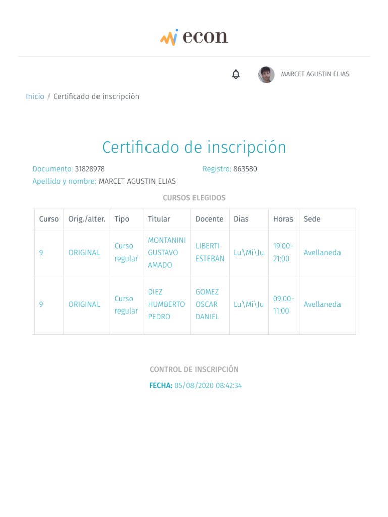 Miecon - UBA - FCE PDF | PDF