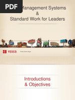 Leader Standard Work Template Overview | PDF | Business | Computing