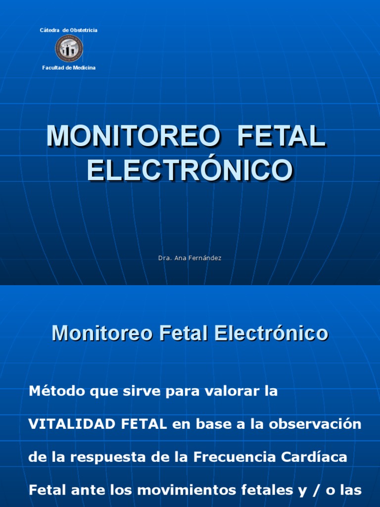Monitoreo Fetal | PDF | Feto | Embarazo humano