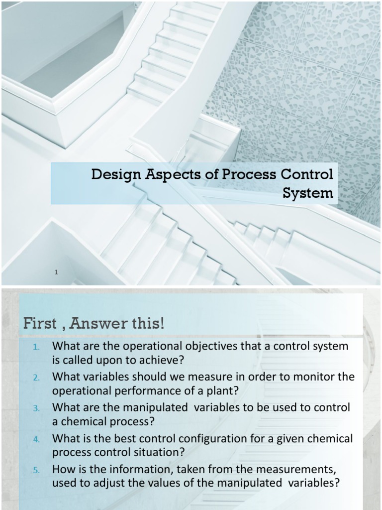 Design Aspects of Process Control System | PDF | Process Control | Control Theory