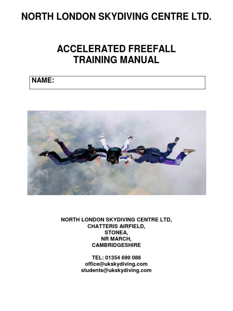 Accelerated Freefall Training Manual: A Comprehensive Guide to ...