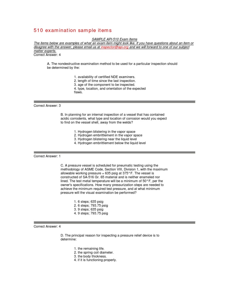 API-510 Exam Prep Guide | PDF | Joining | Welding