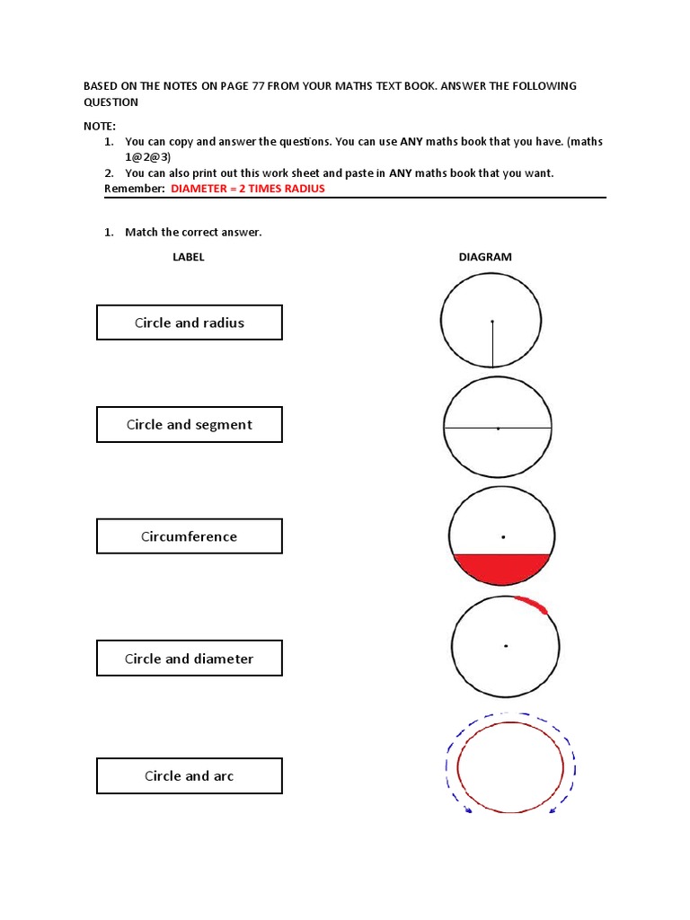 Circle Exercise | PDF