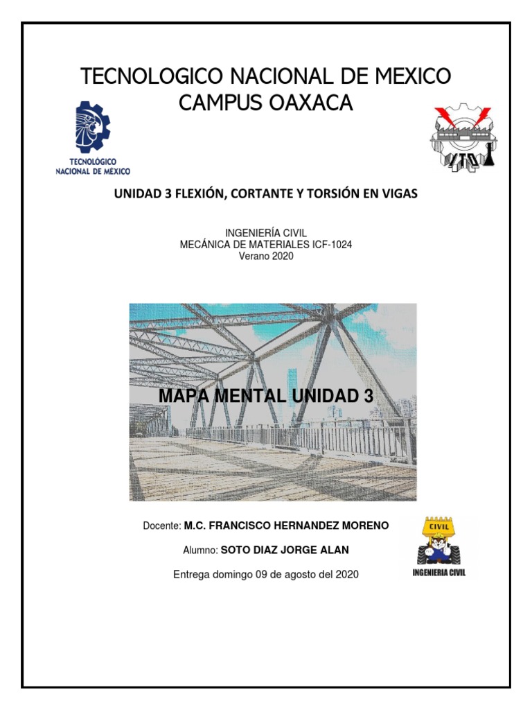 MPU3 - Mecanica de Materiales | PDF | Doblar | Resistencia de materiales