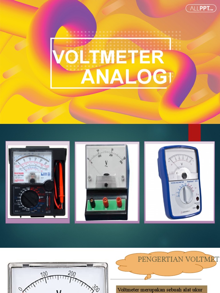 Voltmeter Analog Pdf
