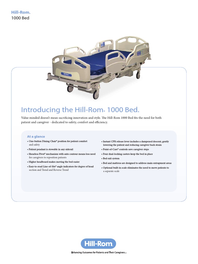 Hill-Rom-1000 FICHA TECNICA | PDF | Caregiver | Vehicles