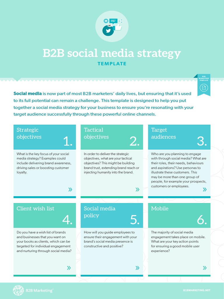 B2B Social Media Strategy: Templ Ate | PDF | Brand | Social Media