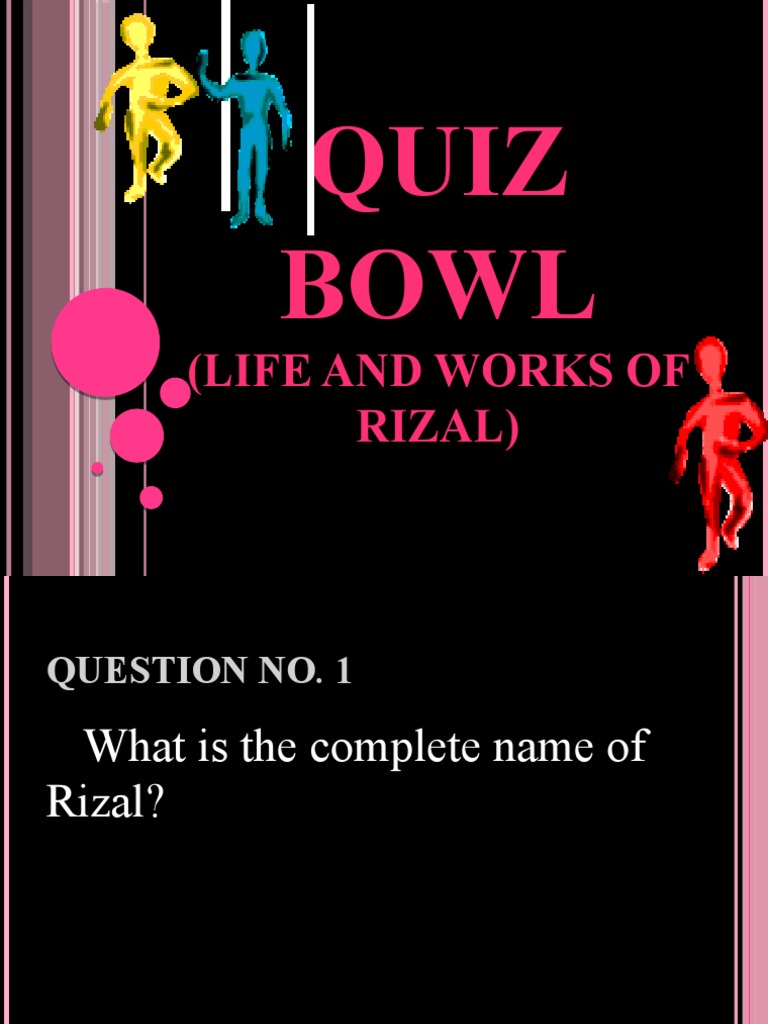 1st Quiz Bowl in Rizal | PDF | Spanish Colonization Of The Americas ...