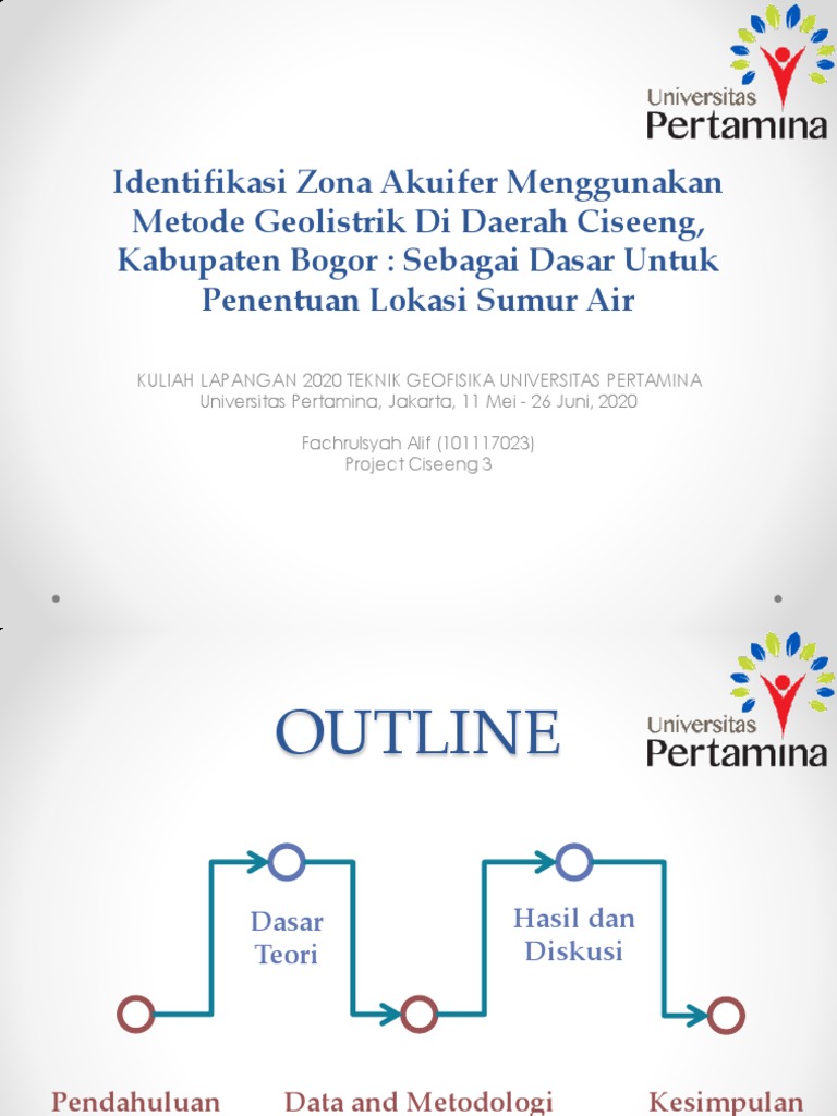 Kelompok 6 - Project Ciseeng 3 - Bahan Final Presentasi - Metode Geolistrik PDF | PDF