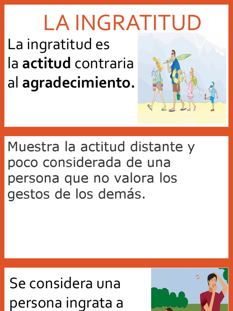 La Ingratitud | PDF
