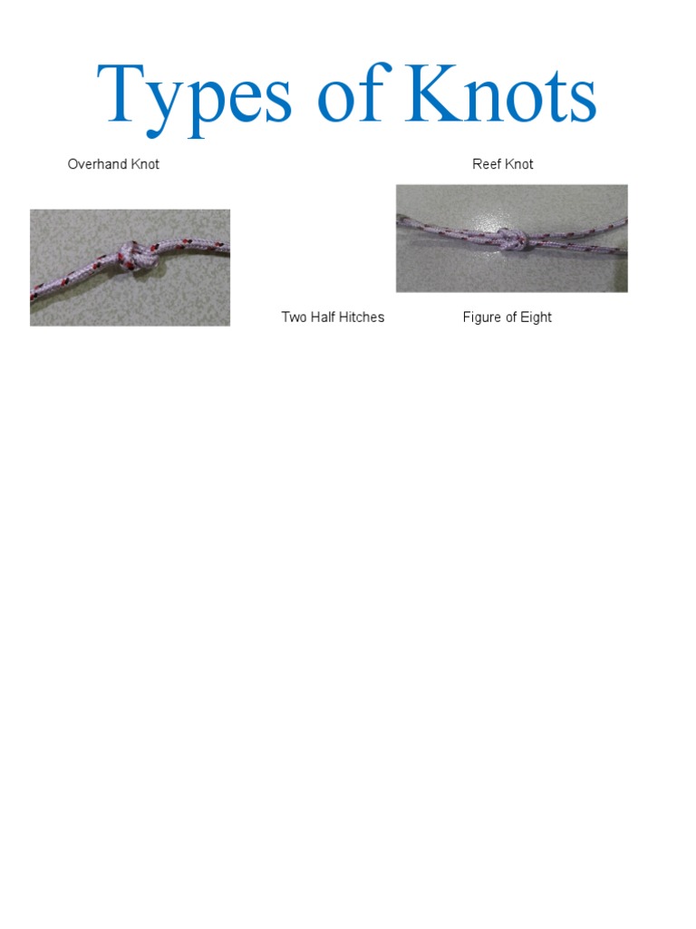 Essential Knot Types Guide | PDF