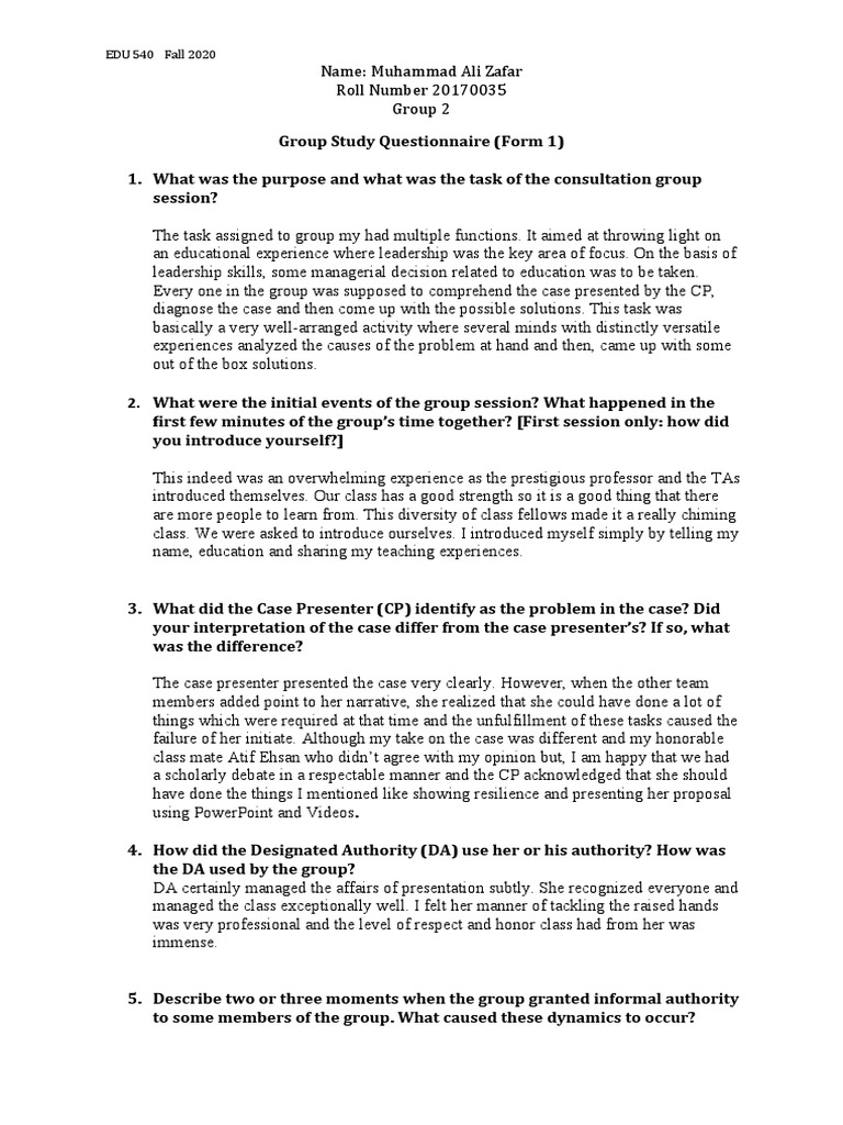 Group Dynamics in Educational Leadership | PDF | Cognition ...