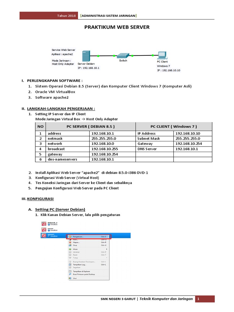 Praktikum Web Server PDF | PDF