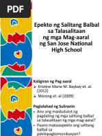 Mga Salitang Balbal Sa Wikang Filipino | PDF