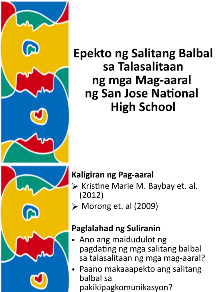 Ppt. Epekto NG Salitang Balbal | PDF