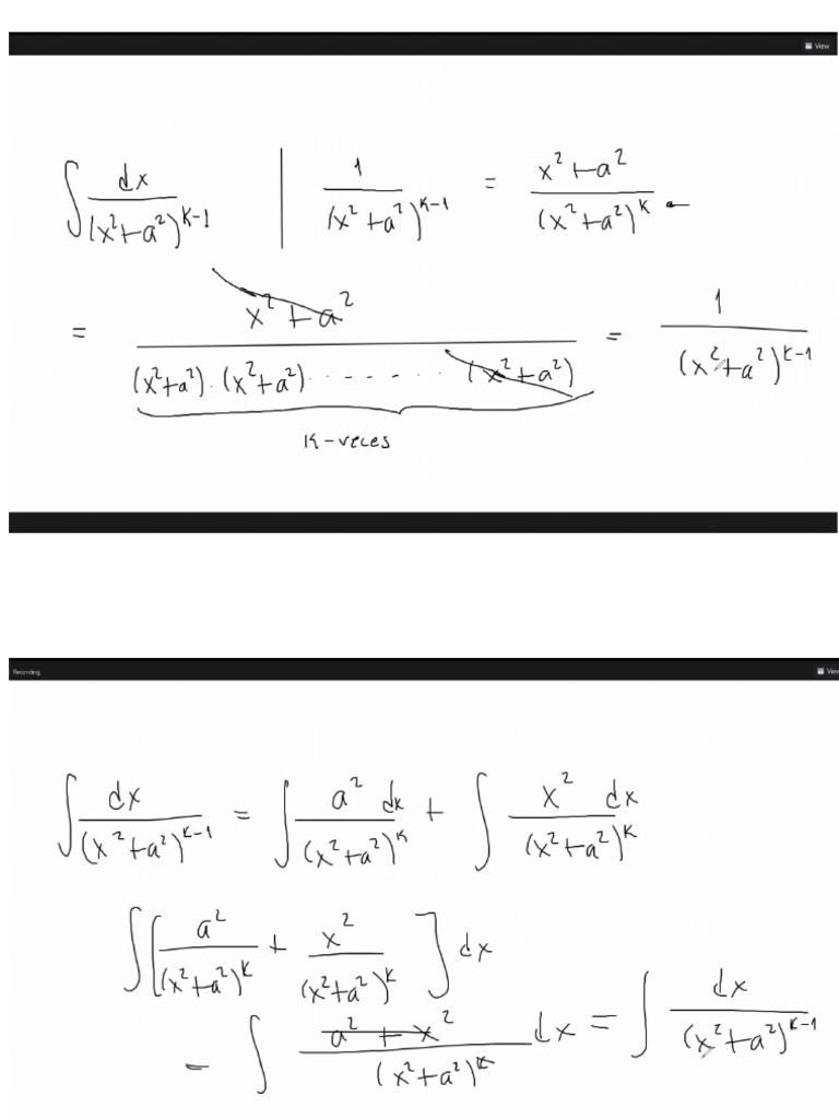 Formulas de Integrales Complejas | PDF