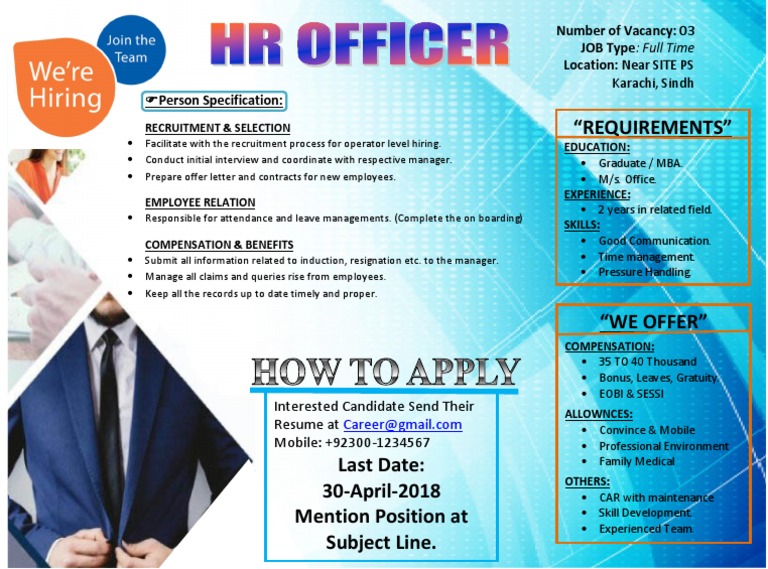 Job Posting for Three Full-Time Recruitment and Selection Specialist ...