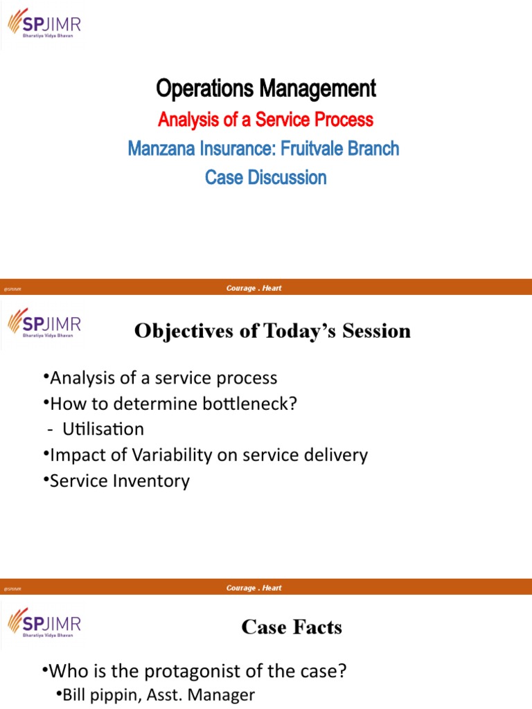 Operations Management: Analysis of A Service Process | PDF | Inventory ...
