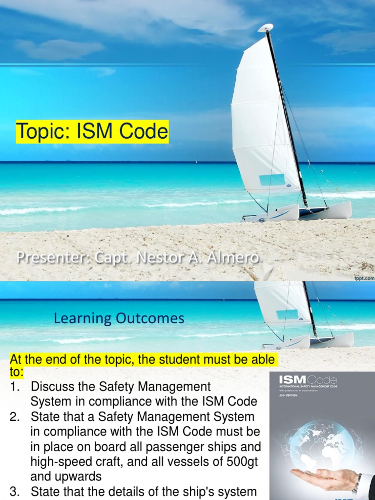 ISM Code | PDF | Emergency | Safety