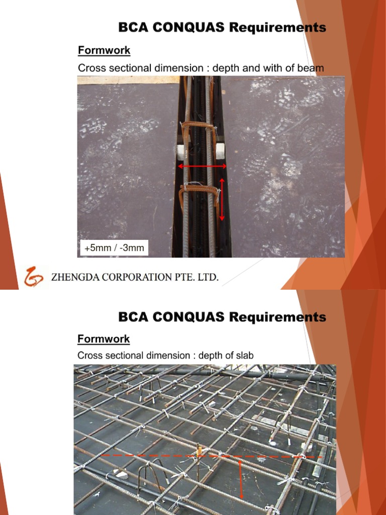 BCA Requirements and Good Practices For CONQUAS Preparation PDF | PDF | Concrete | Building ...