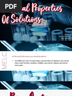 Lab 1 Preparation of Solutions | PDF | Solution | Concentration