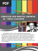 Viktor Lowenfeld's Art Growth Theory | PDF | Experience | Awareness
