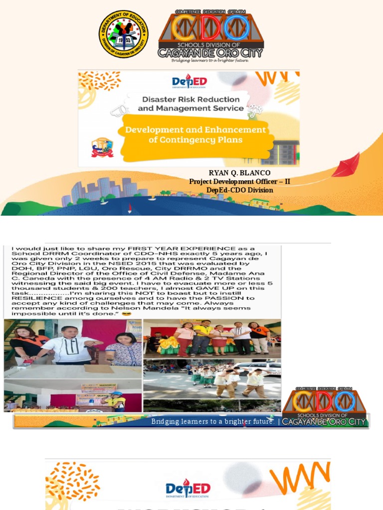Ryan Q. Blanco Project Development Officer - Ii Deped-Cdo Division | PDF