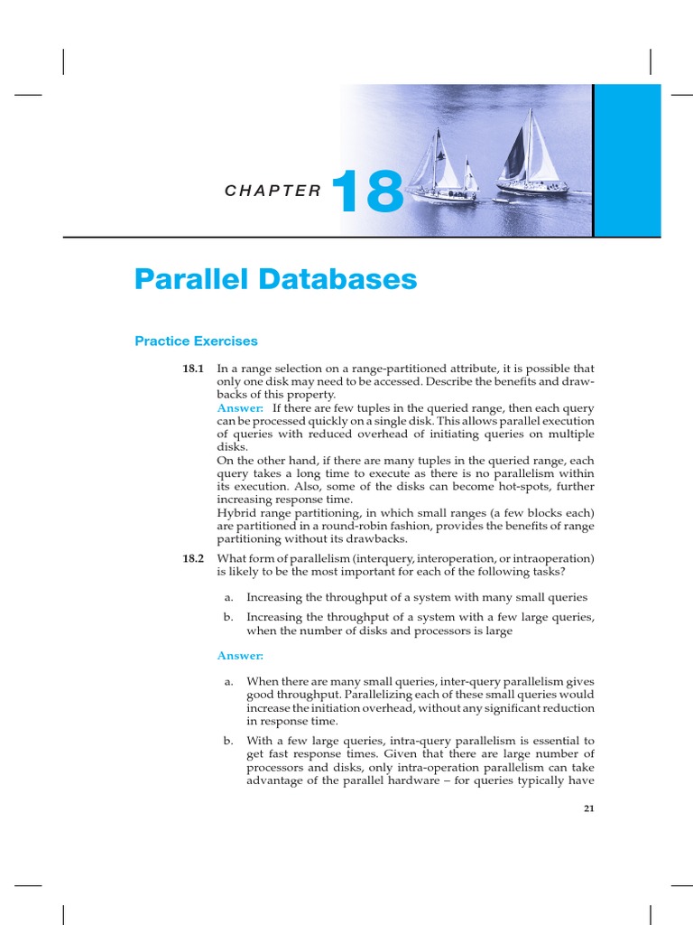 18s PDF | PDF | Parallel Computing | Database Index
