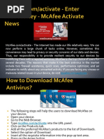 McAfee Activate - Enter 25-Digit Activation Code | PDF | Computers