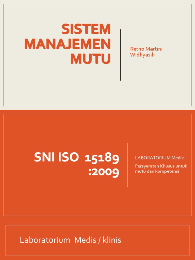 Sistem Manajemen Mutu | PDF