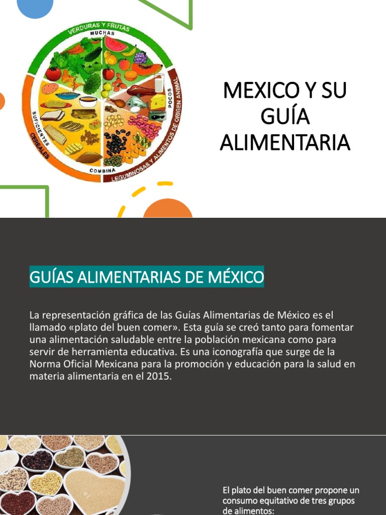 Mexico y Su Guia Alimentaria | PDF