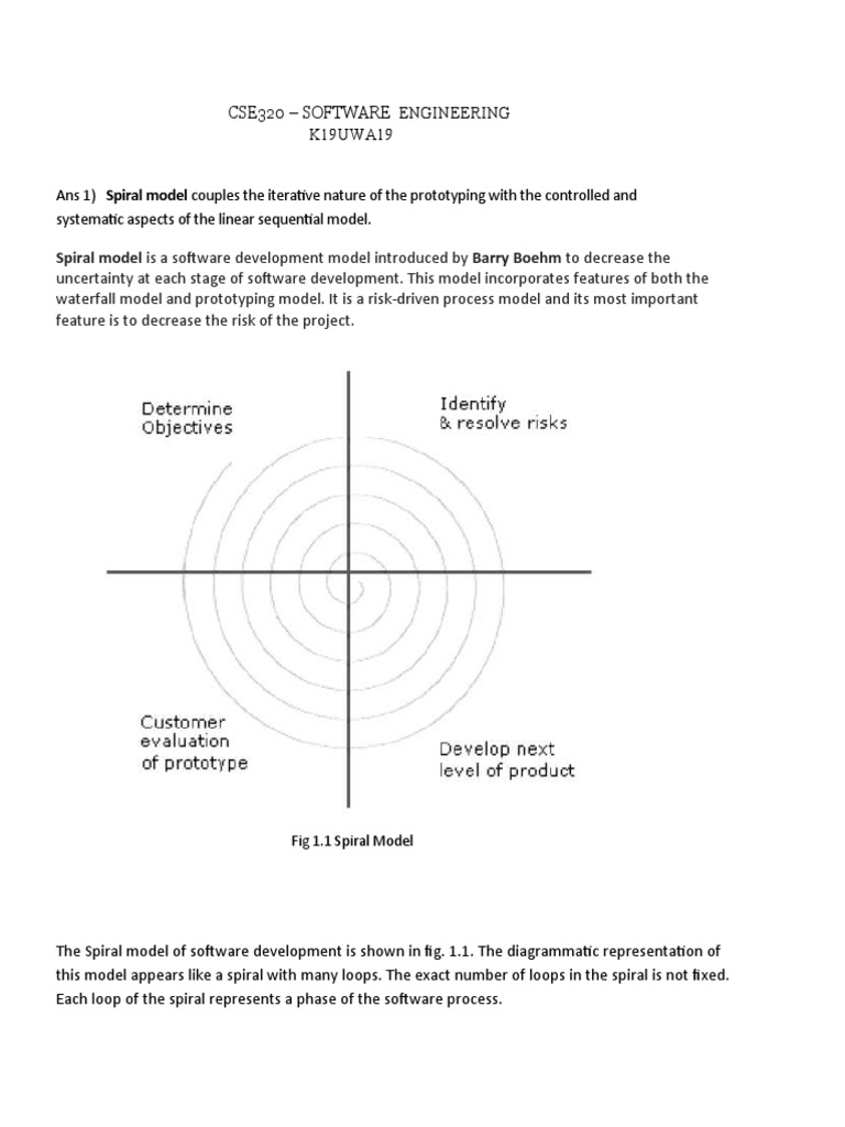 Spiral Model Is A Software Development Model Introduced by Barry Boehm ...