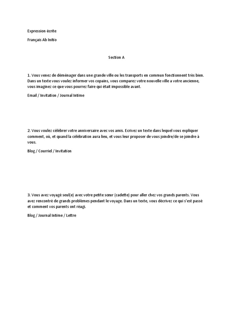 Ab İnitio Mock Paper 1 | PDF