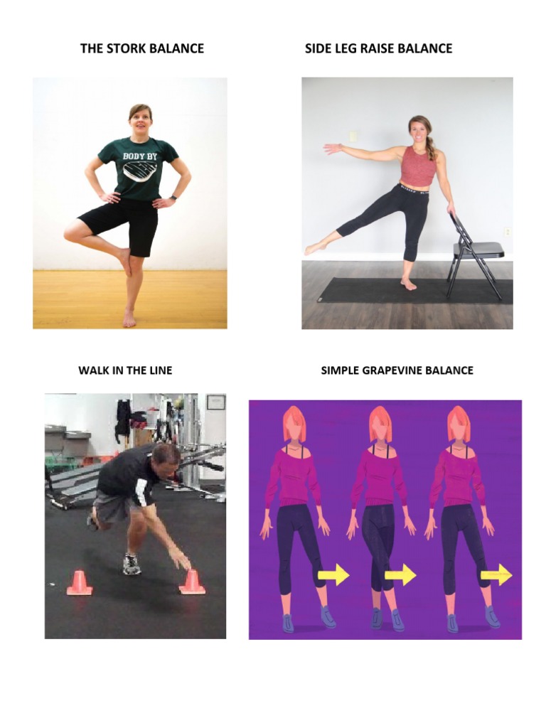 The Stork Balance Side Leg Raise Balance | PDF