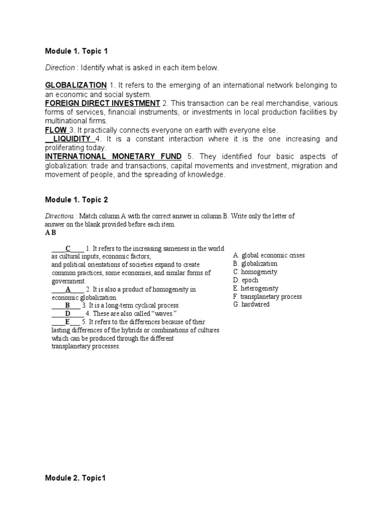 Contem World | Download Free PDF | Globalization | International ...