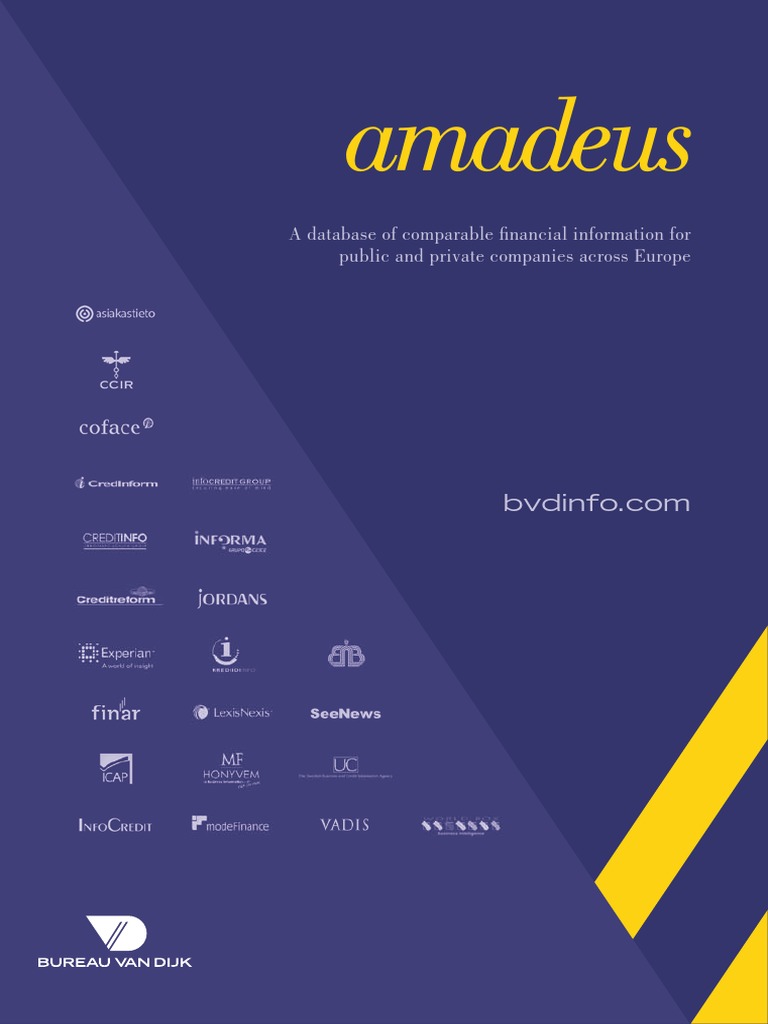 Amadeus: A Database of Comparable Financial Information For Public and ...