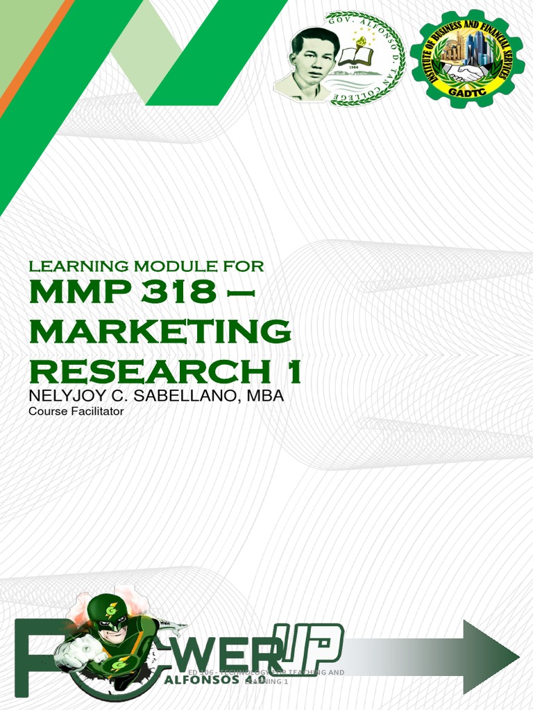 Marketing Research Course Module | PDF | Marketing Research | Master Of ...