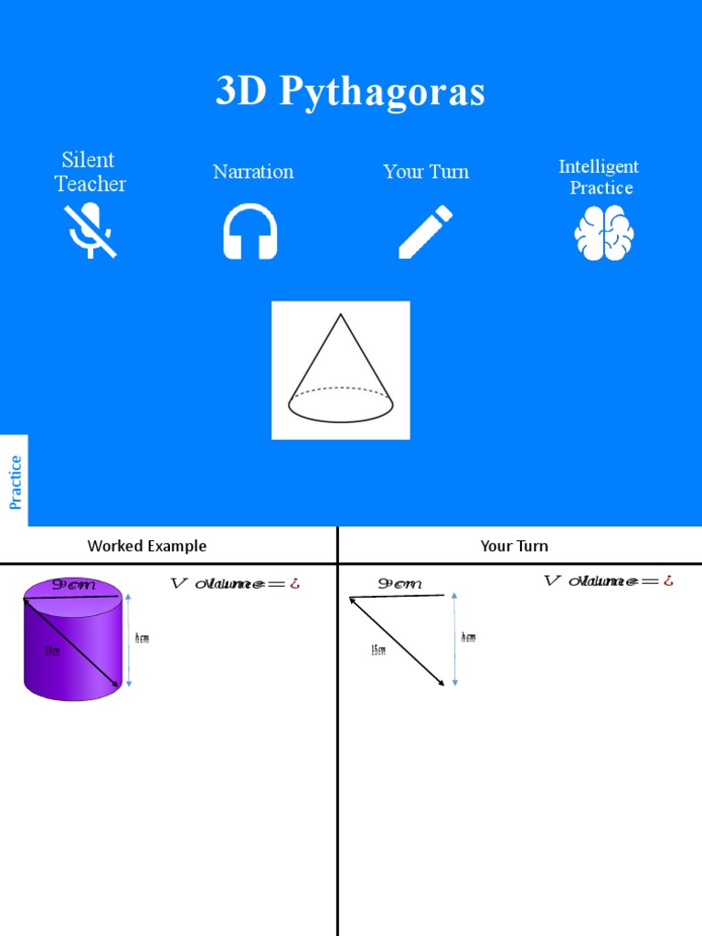 Volume With Pythagoras Intelligent Practice | PDF | Teaching ...