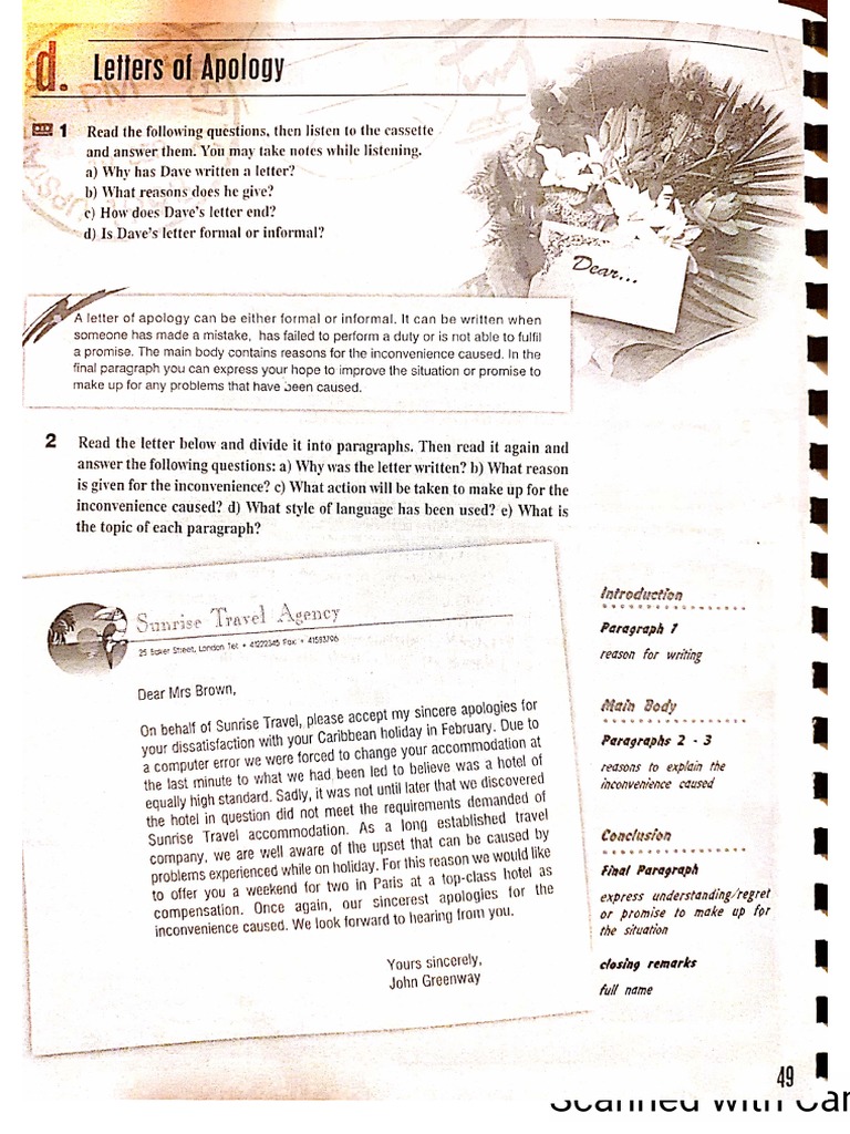 Letters of Aplogy PDF | PDF