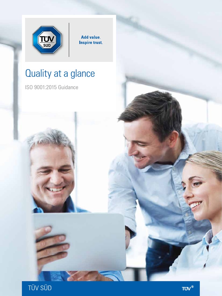 Tuvsud ISO 9001 2015 Guidance PDF | PDF | Iso 9000 | Quality Management
