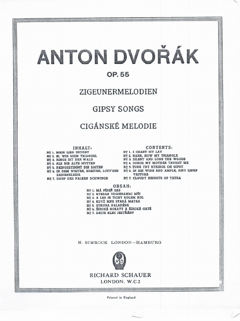 Anton Dvorak | PDF