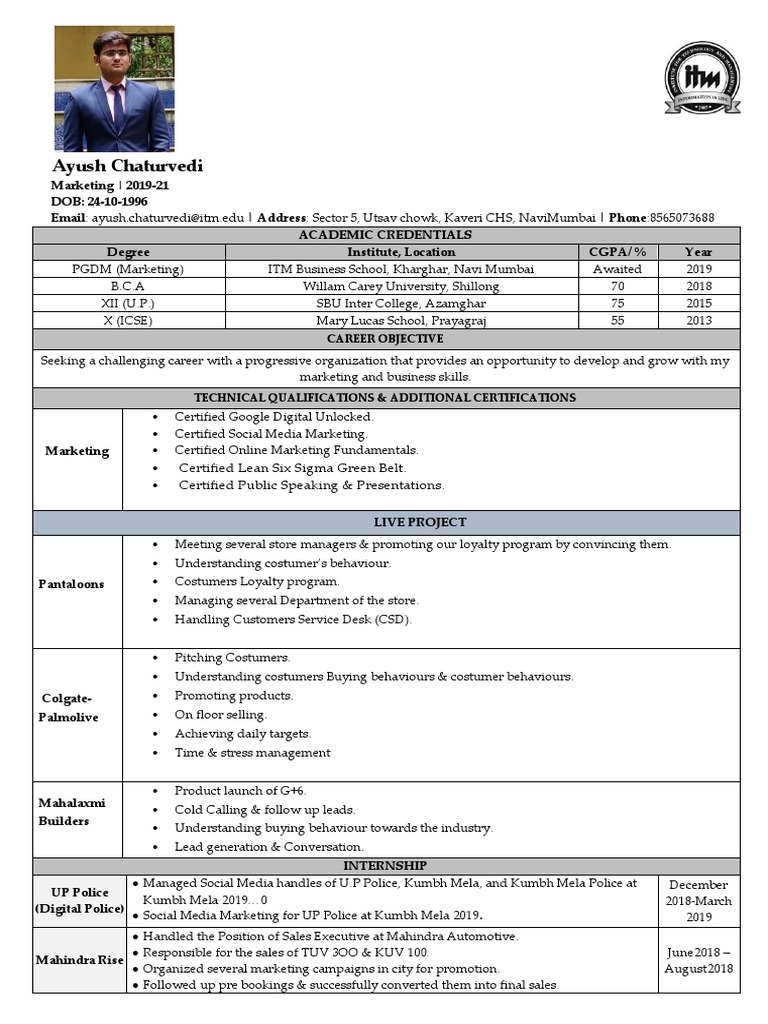 Ayush Resume PDF | PDF | Marketing | Media Manipulation Ayush Resume PDF | PDF | Marketing | Media Manipulation