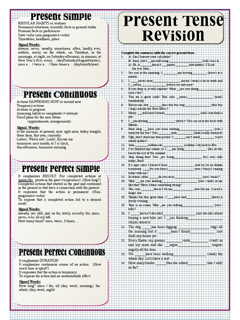 English Grammar Practice | PDF